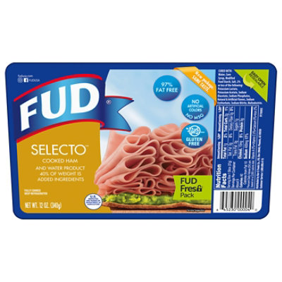 Fud Cooked Ham - 12 Oz - vons