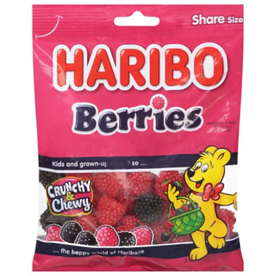 Haribo Gummi Candy Raspberries - 5 Oz - Pavilions