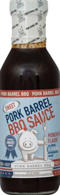 Pork Barrel BBQ Sauce Sweet - 14 Oz - Andronico's
