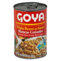 Goya Beans White in Sauce Can - 15 Oz - Kings Food Markets
