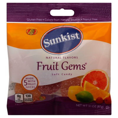 Jelly Belly Sunkist Fruit Gems Bag - 3.1 Oz - albertsons