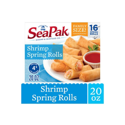 SeaPak Shrimp & Seafood Co. Spring Rolls Shrimp 16 Count Family Size ...