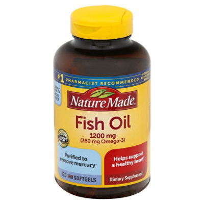 Nature Made Fish Oil 1200 Mg - 120 Count - safeway