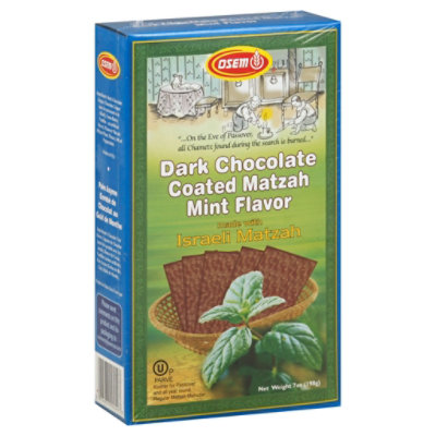 Osem Israeli Matzah Chocolate Coated Mint Flavored - 7 Oz - Safeway