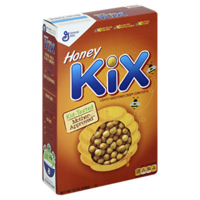 KIX Cereal Crispy Corn Puffs Lightly Sweetened Honey - 12 Oz - Pavilions