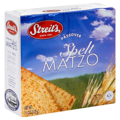 Streits Spelt Matzo - 11 Oz - vons