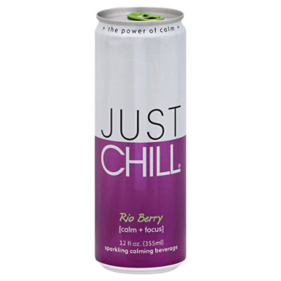 Just Chill sparkling calming beverage Rio Berry - 12 Fl. Oz. - safeway