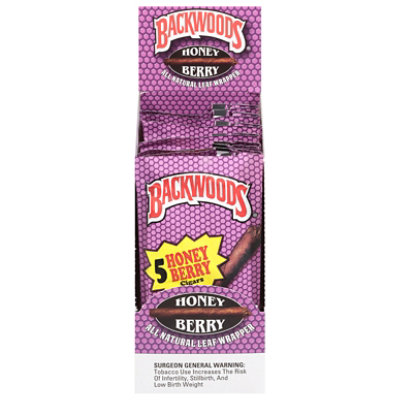 Backwoods Wild N Mild Cigars Honey Berry - 8-5 Count - albertsons