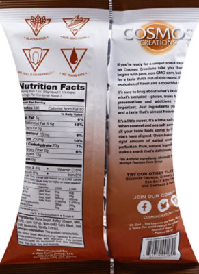 Cosmos Creations Puffed Corn Premium Salted Caramel - 6.5 Oz - safeway