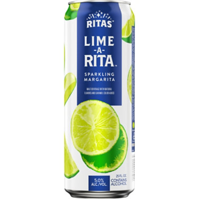 Ritas Lime A Rita Sparkling Margarita Can - 25 Fl. Oz. - albertsons