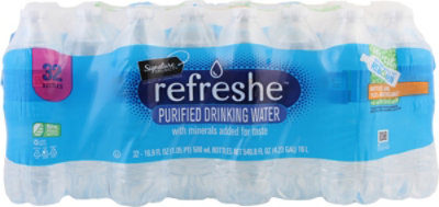 Signature SELECT Refreshe Purified Drinking Water - 32-16.9 Fl. Oz ...