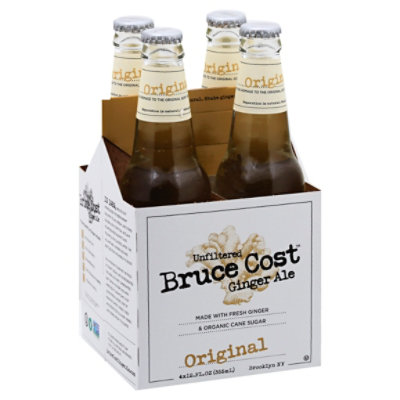 Bruce Cost Ginger Ale Original - 4-12 Oz - carrsqc