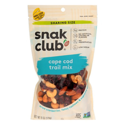 SnakClub Super Value Trail Mix Cape Cod - 6.00 Oz - safeway