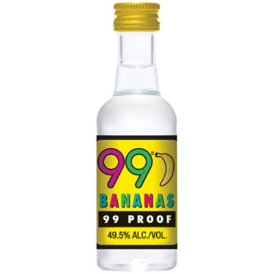 99 Brand Bananas Liqueur 99 Proof In Bottle - 50 Ml - albertsons