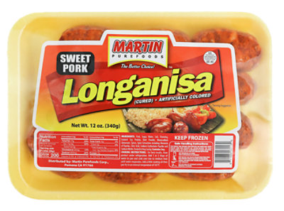 Martin Pork Longanisa - 16 Oz - safeway