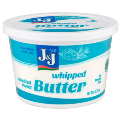 J&J Whipped Butter - 8 Oz - safeway