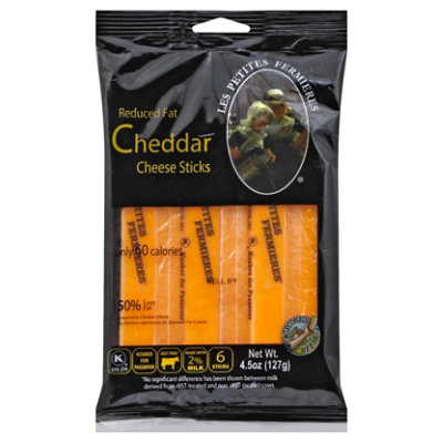 Les Petites Fermieres Cheddar Reduced Fat Cheese Sticks - 4.5 Oz - randalls
