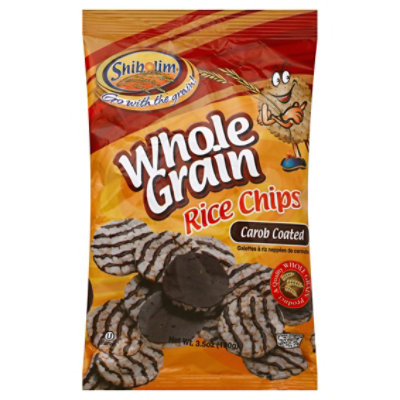 Shibolim Whole Grain Carob Covered Rice Chips - 3.5 Oz - ACME Markets