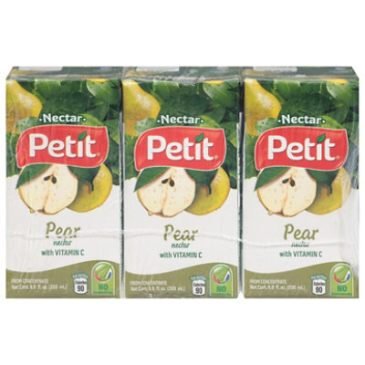 Petit Nectar With Vitamin C Pear Pack - 3-6.8 Fl. Oz. - Safeway