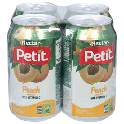 Petit Nectar With Vitamin C Peach Can - 11.2 Fl. Oz. - Vons