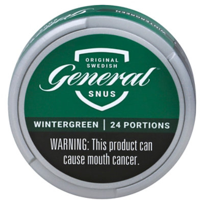 General Snus Wintergreen - .85 - Online Groceries | Safeway