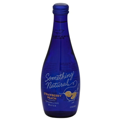 Something Natural Sparkling Water Strawberry Peach - 11 Fl. Oz. - albertsons
