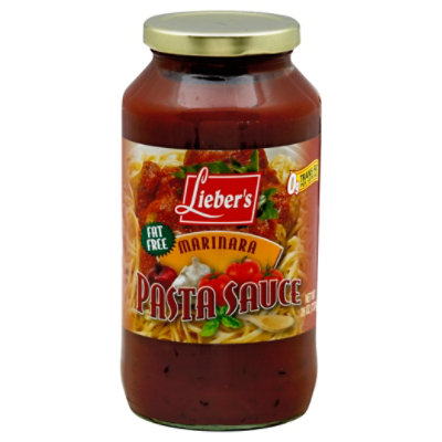 Liebers Marinara Fat Free Pasta Sauce - 26 Oz - Safeway