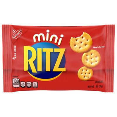 RITZ Crackers Mini - 1 Oz - albertsons