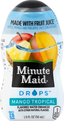 Minute Maid Drops Flavored Water Enhancer Mango Tropical - 1.9 Fl. Oz ...