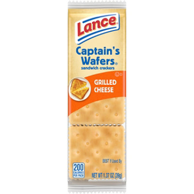 Lance Captain's Grilled Cheese Sandwich Crackers - 1.37 Oz - jewelosco