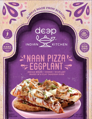 Deep Indian Kitchen Naan Pizza Eggplant - 9 Oz - Safeway