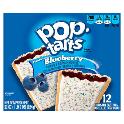 Pop Tarts Toaster Pastries Frosted Blueberry - 22 Oz - Safeway