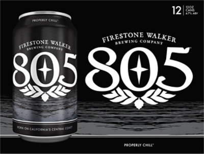 Firestone Walker 805 Blonde Ale Cans - 12-12 Fl. Oz. - Albertsons