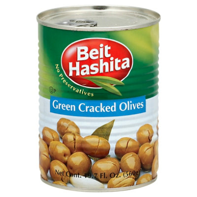 Beit Hashita Olives-Green Cracked - 19.7 Oz - tomthumb