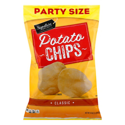 Signature SELECT Potato Chips Classic - 16 Oz - Albertsons