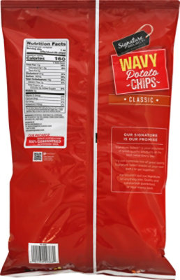Signature SELECT Potato Chips Wavy Classic - 8 Oz - Jewel-Osco