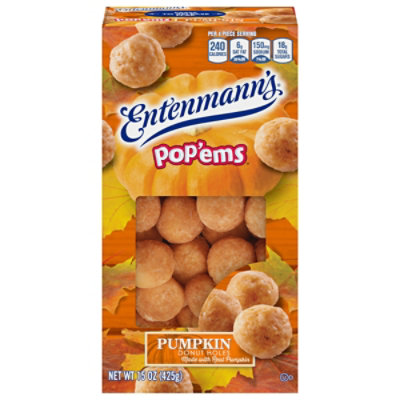 Entenmanns Donuts Popems Pumpkin - 15 Oz - albertsons
