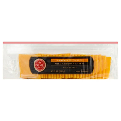 Primo Taglio Cheddar Cheese Cracker Cuts - 8 Oz - safeway
