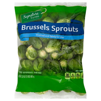 Signature Farms Brussels Sprouts - 2 Lb - Haggen