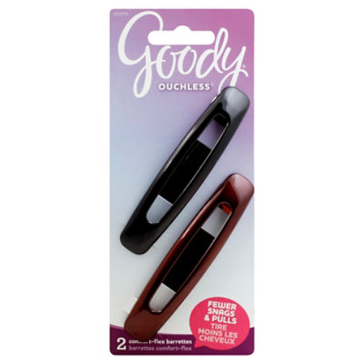 Goody Barrette Ouchless Flex Comfort - 2 Count - safeway