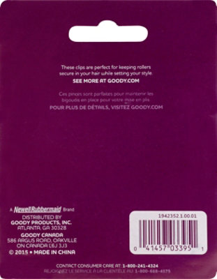 Goody Sectioning Clips Curl & Clip Double Prong - 12 Count - jewelosco
