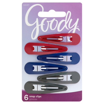 Goody Snap Clips Contour - 4 Count - safeway