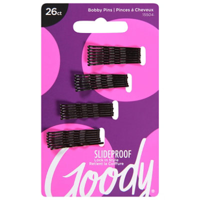 Goody Bobby Pins Colour Collection Black - 26 Count - Safeway