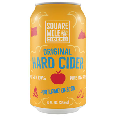 Square Mile Original Hard Cider Can - 12 Fl. Oz. - albertsons