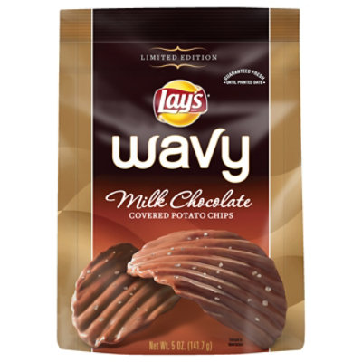 Lays Potato Chips Wavy Milk Chocolate - 5 Oz - safeway