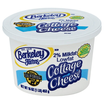 Berkeley Farms 2% Milkfat Lowfat Cottage Cheese - 16 Oz - safeway