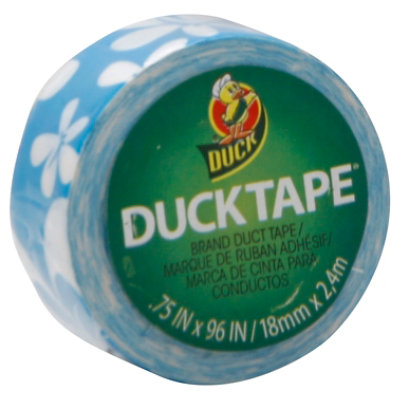 Duck Tape Duckling Mini Rolls Blue Surf Flower .75 Inch x 180 Inch ...