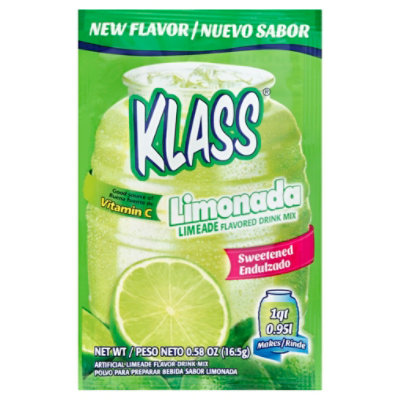 Klass Drink Mix Lemonade - .58 Oz - Pavilions