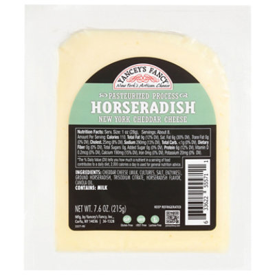 Yanceys Fancy Wedge Horseradish Cheese - 7.6 Oz - safeway