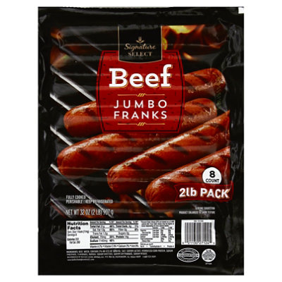 Signature SELECT Beef Franks - 32 Oz - albertsons